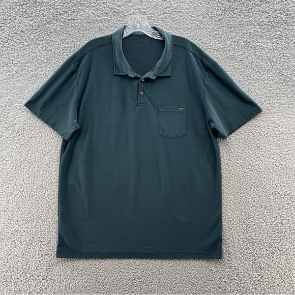 Vuori | Shirts | Vuori Ace Polo Shirt Teal Blue Green One Pocket Short ...